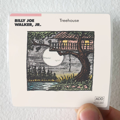 Billy Joe Walker Jr Treehouse Album Cover Sticker