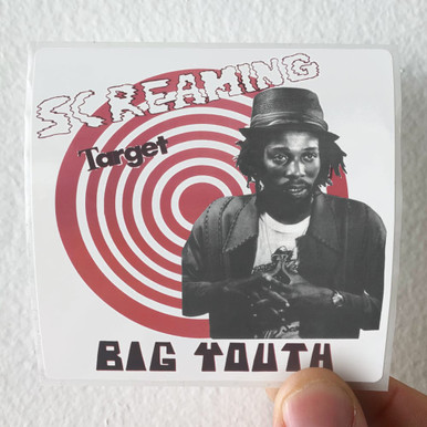 Big Youth Screaming Target Album Cover Sticker