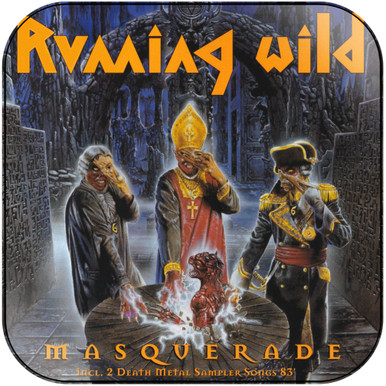 Running Wild masquerade Album Cover Sticker Album Cover Sticker