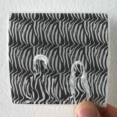 Beach House Zebra Album Cover Sticker