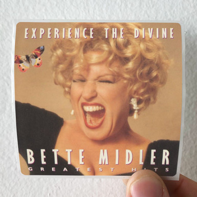 Bette Midler Experience The Divine Greatest Hits 1 Album Cover Sticker