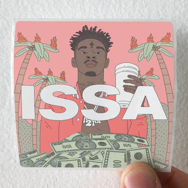 21 Savage Issa Album Album Cover Sticker