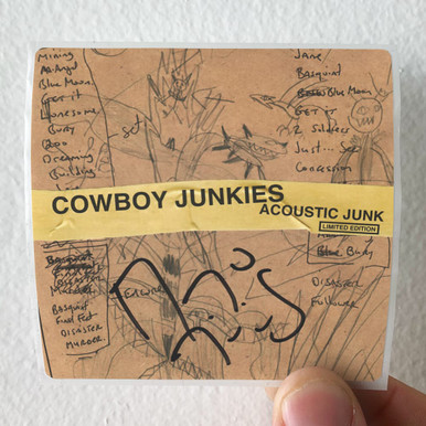 Cowboy Junkies Acoustic Junk Album Cover Sticker