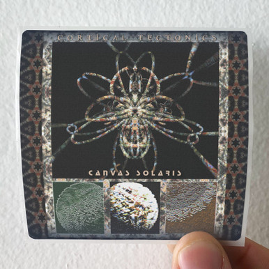 Canvas Solaris Cortical Tectonics Album Cover Sticker