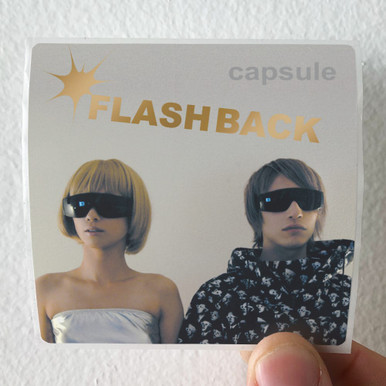 capsule Flash Back Album Cover Sticker