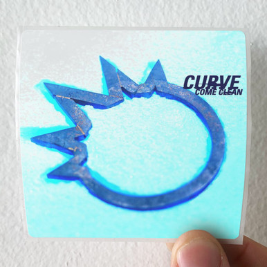 Curve Come Clean Album Cover Sticker