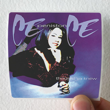 CeCe Peniston Thought Ya Knew Album Cover Sticker