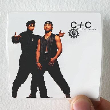 C plus C Music Factory Anything Goes Album Cover Sticker