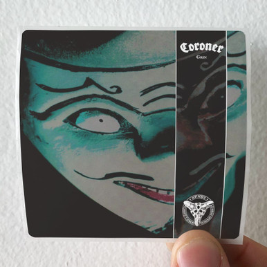 Coroner Grin 1 Album Cover Sticker