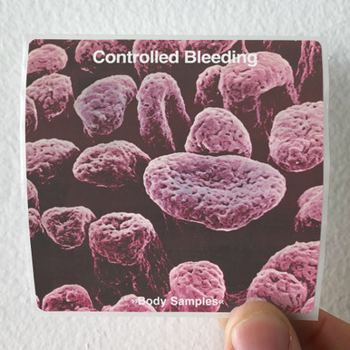 Controlled Bleeding Body Samples Album Cover Sticker
