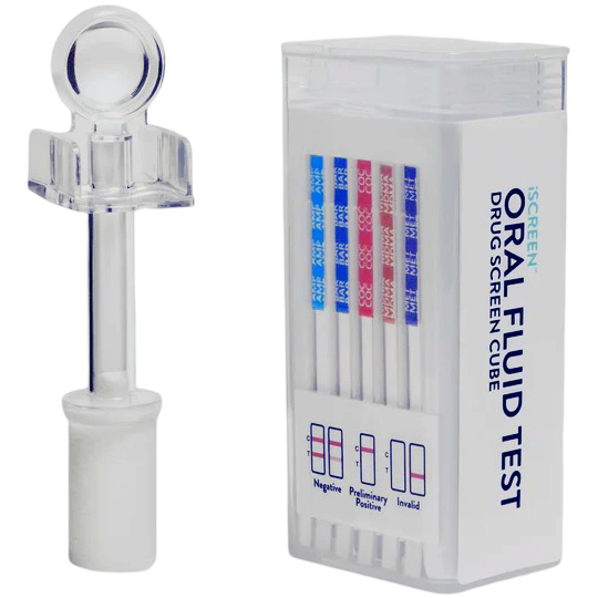 iSCREEN™ 10-Panel Oral Fluid Drug Test Screen Cube, Employment ...