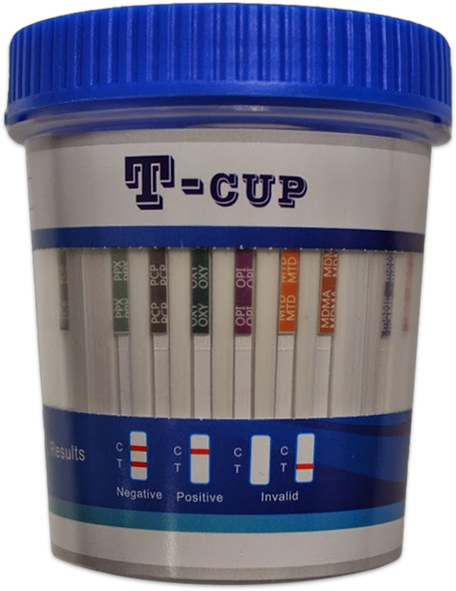 Drug Test Cups for rapid diagnostic testing.