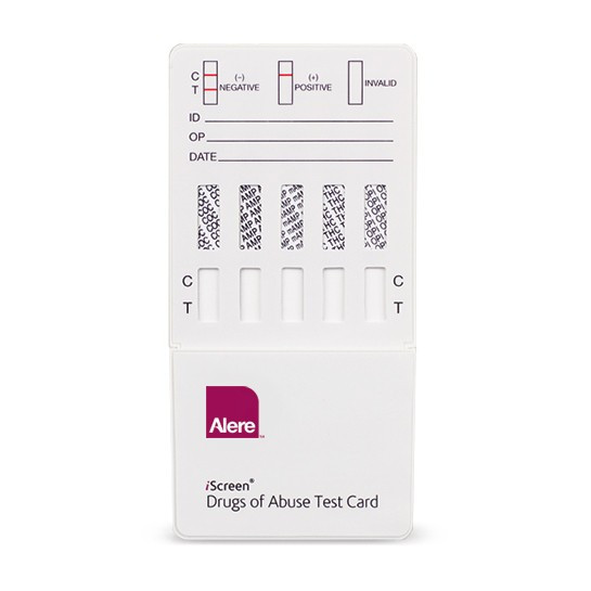 10 Panel iScreen Instant Drug Test Dip Card by Abbott 25/Box - American ...