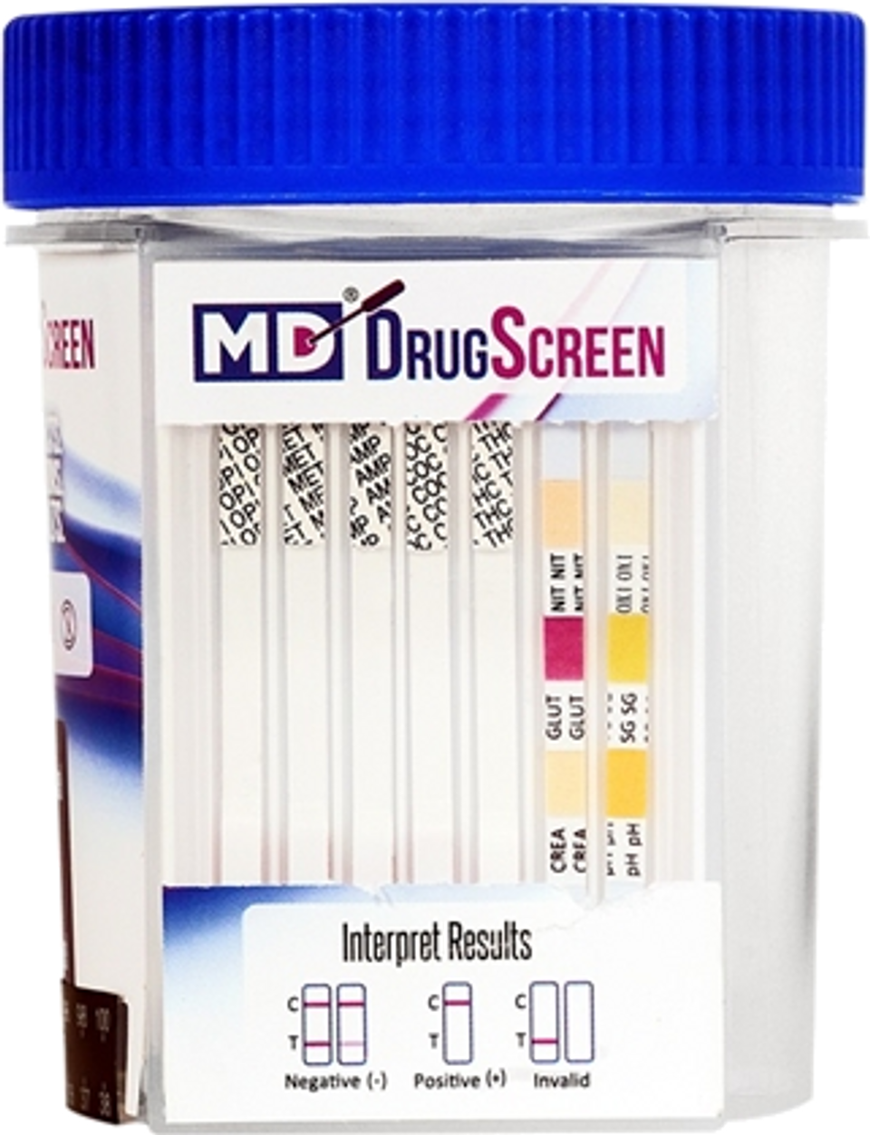 Md® Drugscreen 10 Panel Drug Test Cup With 6 Adulterants 25box