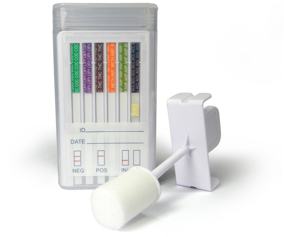 Oral Cube 12 Panel Saliva Drug Test with Alcohol 25/Box - American Drug ...