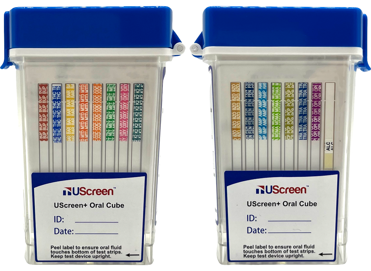 UScreen® Oral Plus 16-Panel Saliva Flip-Top Cube: Unmatched Coverage ...