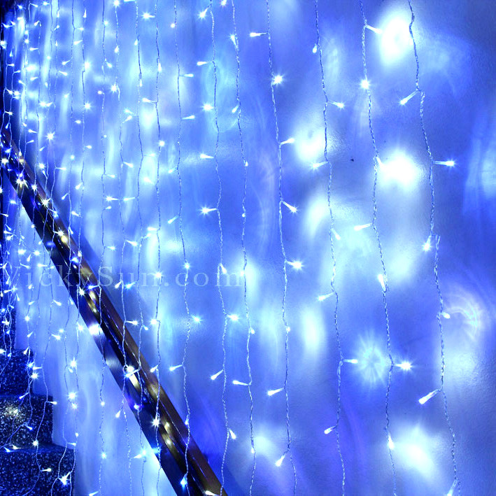 White Curtain With Led Lights Buy LED Light Curtains WATERFALL 3x2.5m