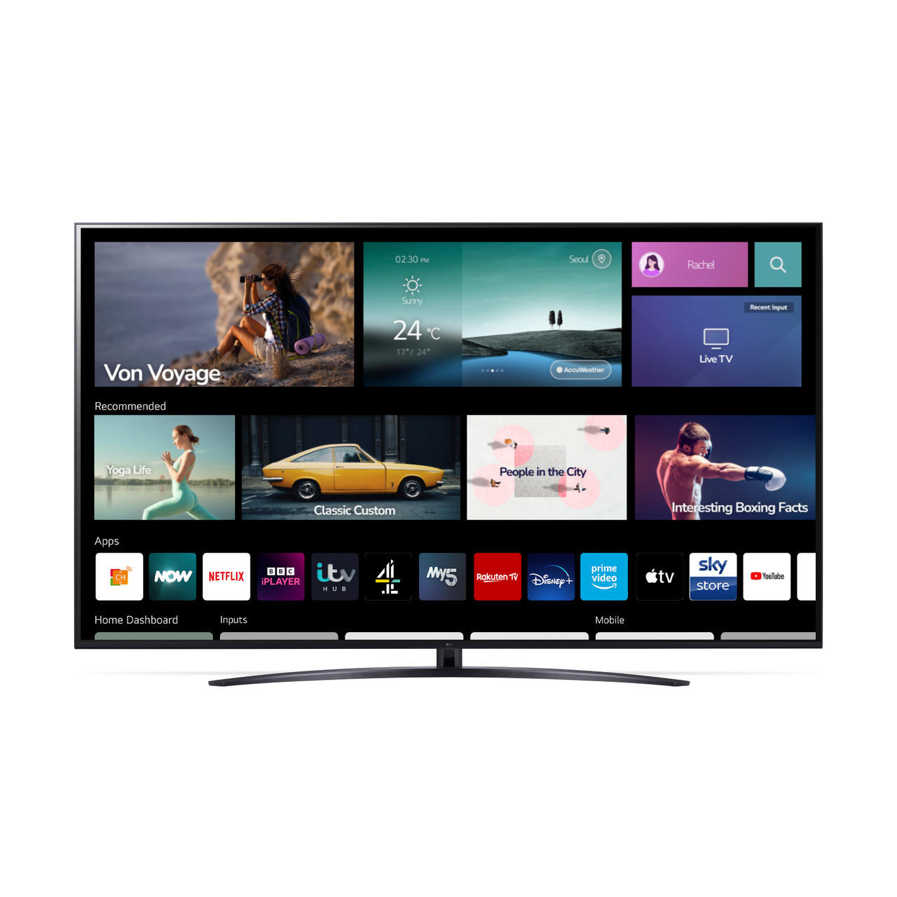 LG 70 inch 4K Smart UHD TV | 70NANO766QA - expert.ie