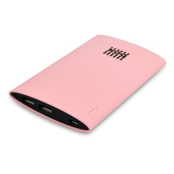 Box 6000 Mah Portable Battery Pink 87-BPB6000PNK