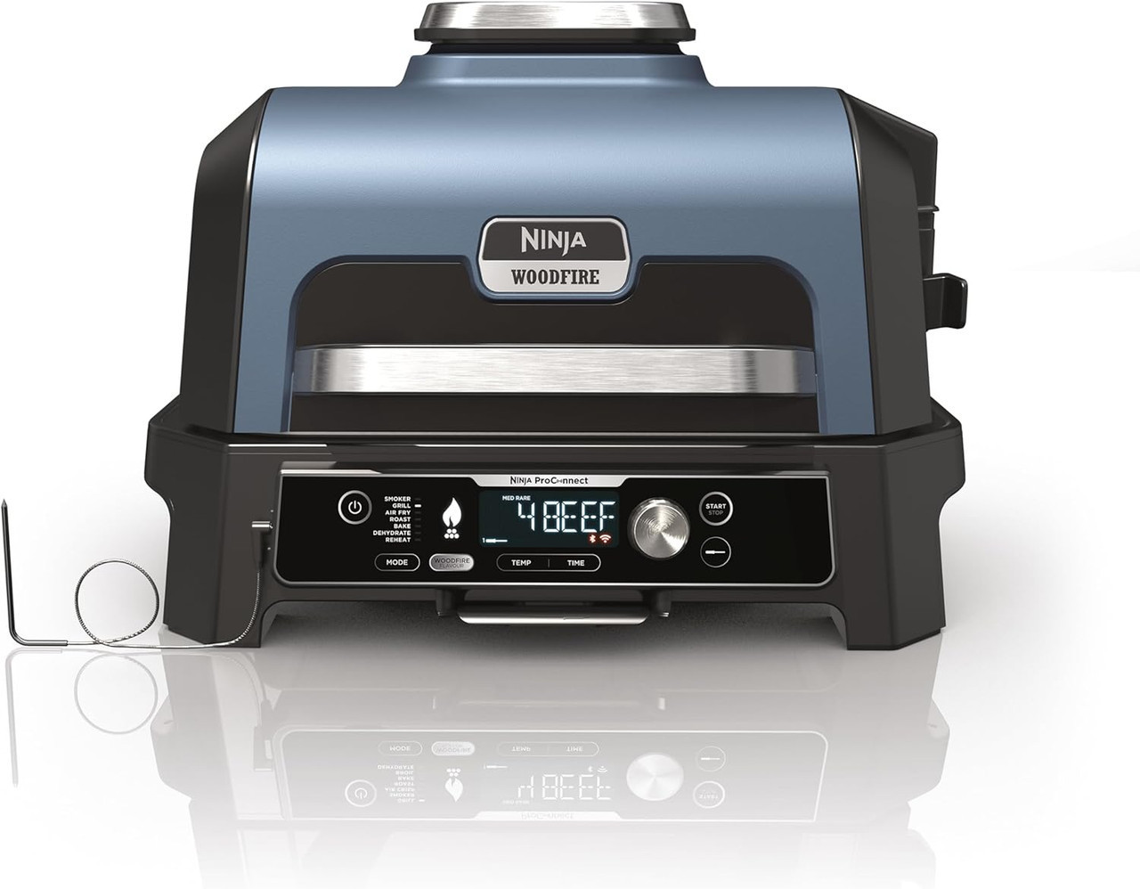 Ninja Woodfire Pro Connect XL Electric BBQ Grill & Smoker | OG901UK ...