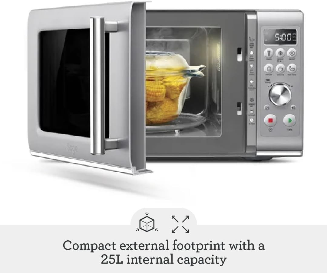 Sage The Compact Wave Soft Close Microwave | SMO650SIL4GEU1 - expert.ie