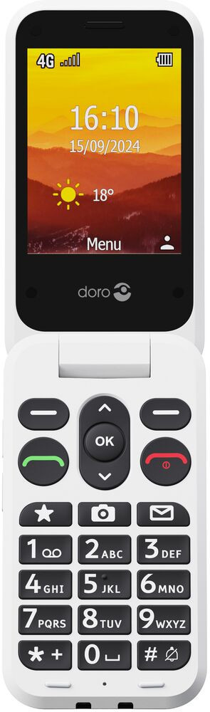 Doro Leva L20 Flip Phone - Black | 8744 - expert.ie