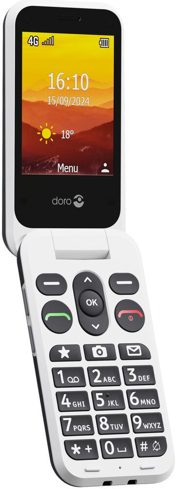 Doro Leva L20 Flip Phone - Black | 8744 - expert.ie