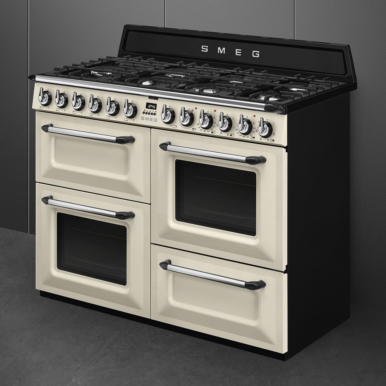 SMEG 110cm Victoria Dual Fuel Range Cooker Cream | TR4110P1 - expert.ie