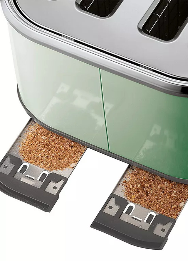 Russell Hobbs Stylevia 4 slice Toaster - Sage Green | 26294 - expert.ie