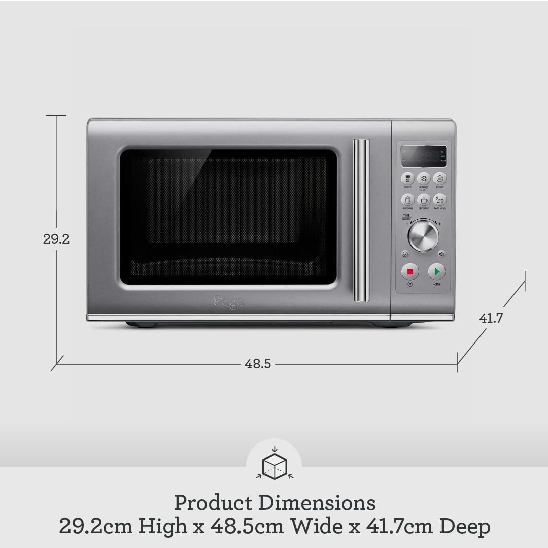 Sage The Compact Wave Soft Close Microwave | SMO650SIL4GEU1 - expert.ie