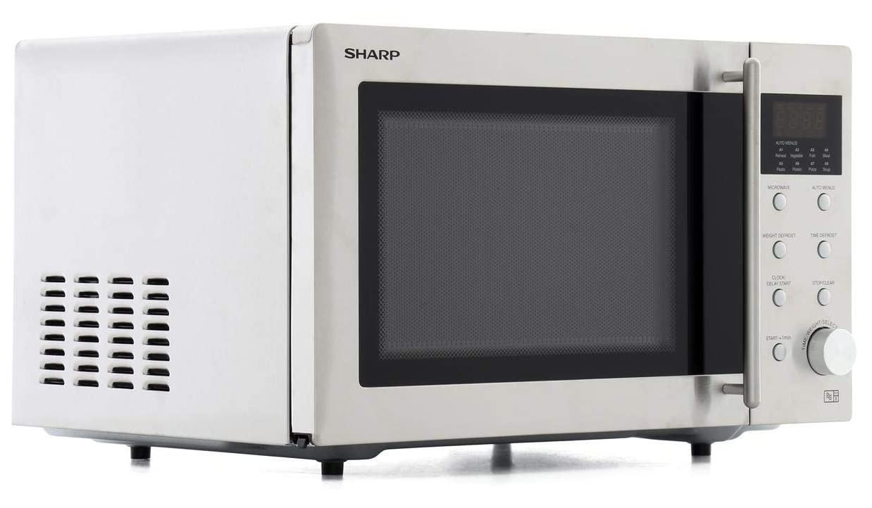 Sharp Stainless Steel Freestanding Microwave