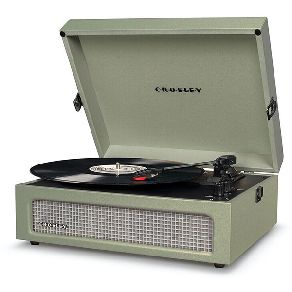 Crosley CR8017B-BK Voyager Portable Turntable with Bluetooth Receiver ...