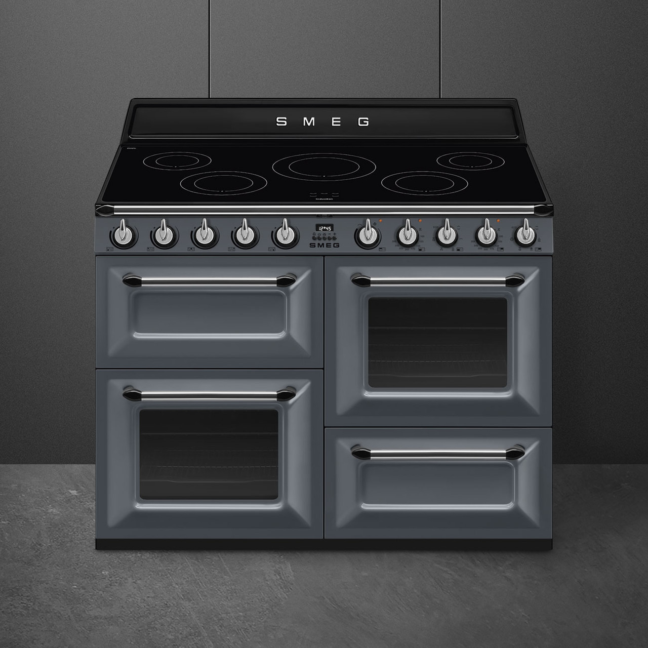 SMEG 110cm Victoria Electric Range Cooker Black | TR4110IBL2 - expert.ie