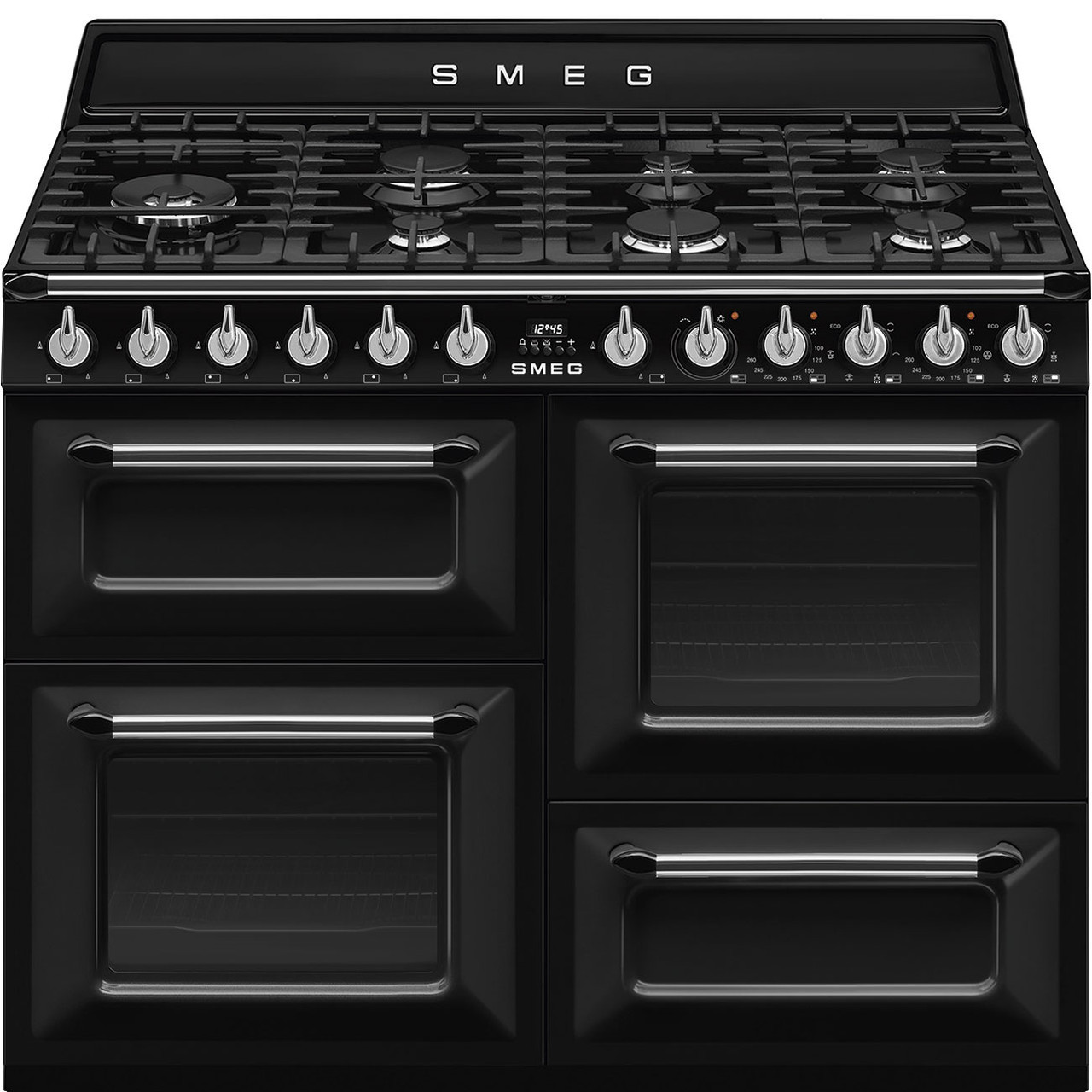 SMEG 110cm Victoria Electric Range Cooker Black | TR4110IBL2 - expert.ie