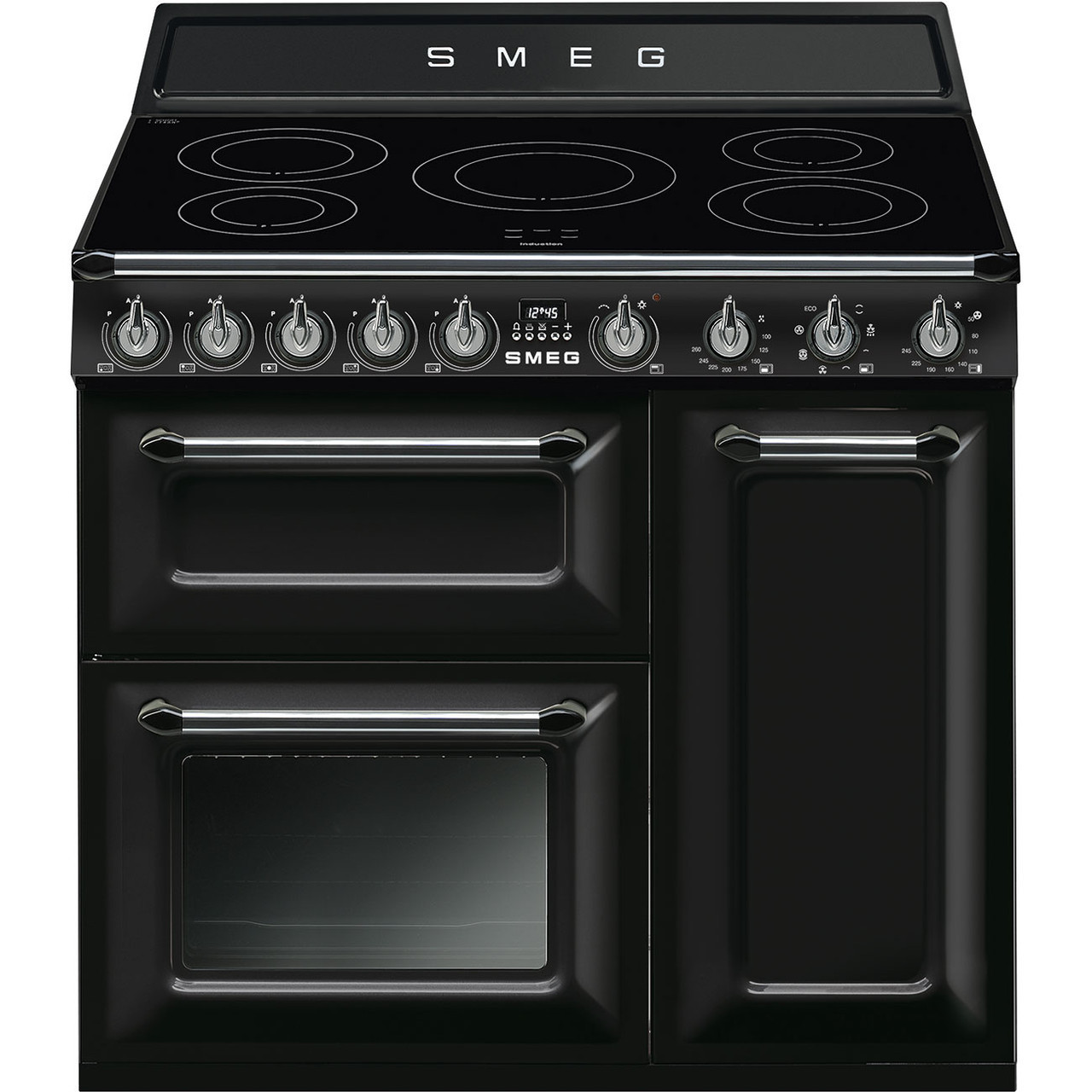 SMEG 110cm Victoria Electric Range Cooker Black | TR4110IBL2 - expert.ie