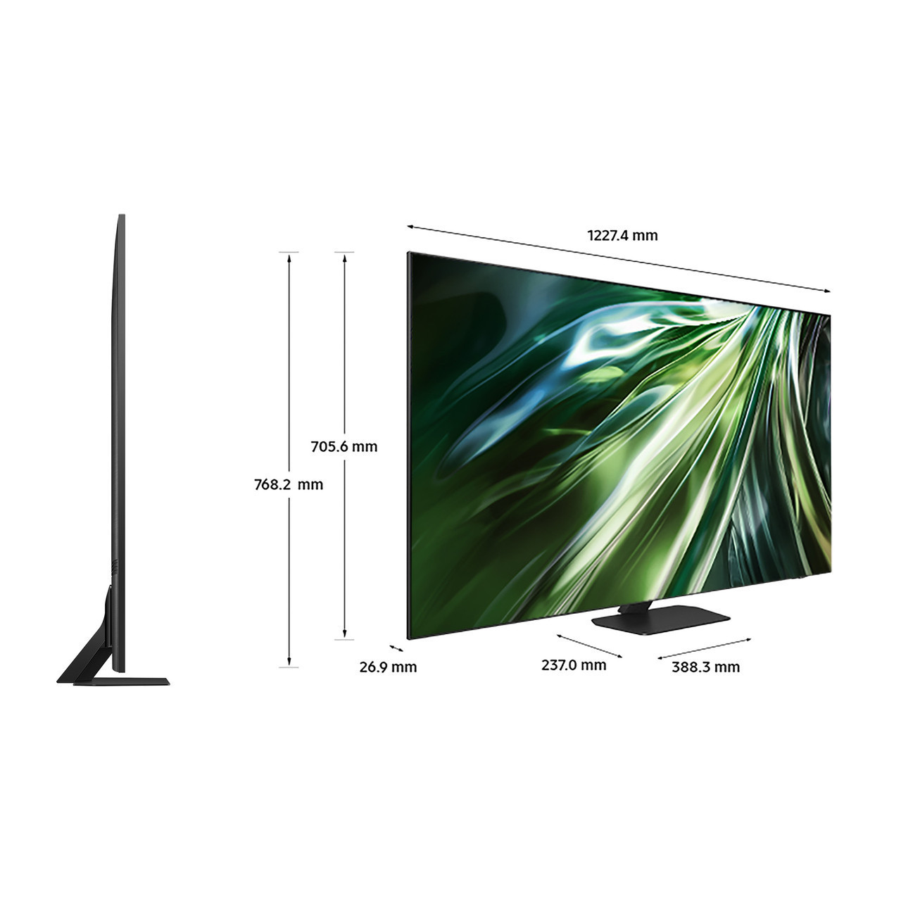Samsung 55" QN90D Neo QLED 4K HDR Smart TV With Ultra Viewing Angle ...