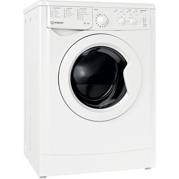 Indesit Ecotime 7KG/5KG 1400 Spin Freestanding Washer IWDD75145UKN