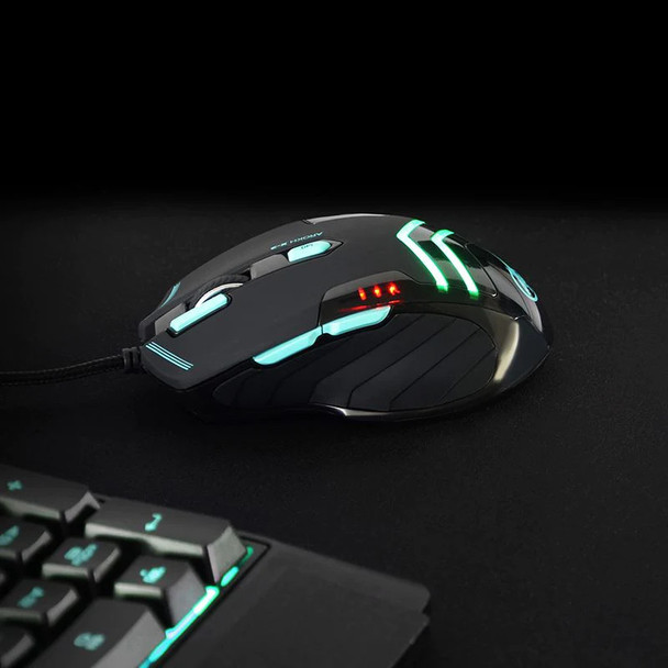 Port Designs Arokh Gaming Mouse X-2 - Green LED | 901401 - expert.ie