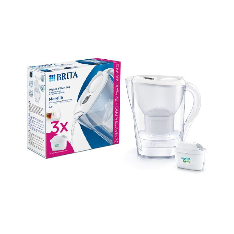 BRITA S1052721 Marella MAXTRA PRO White 2.4L - 3 cartridges - expert.ie