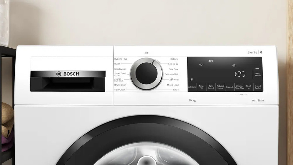 Bosch Series 6 Washing machine front loader 10KG 1400RPM | WGG25402GB ...