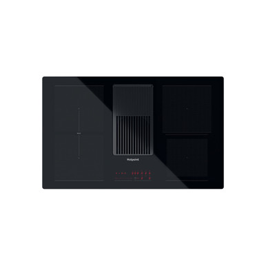 Hotpoint 83cm Vented Induction Hob with MyMenu - Black | PVH 92 B K/F ...