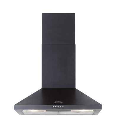 Belling Chimney Hood 60cm - Black | CHIM600RBLK - expert.ie
