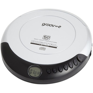Groov-e GVPS110/SR Retro Series Personal CD Player - Silver - expert.ie
