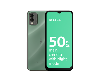 Nokia C32 64GB Green Smart Phone | SP01Z01Z3155Y - expert.ie