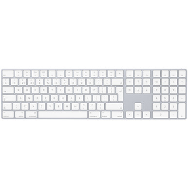 Apple Magic Keyboard with Numeric Keypad - British English - Silver ...