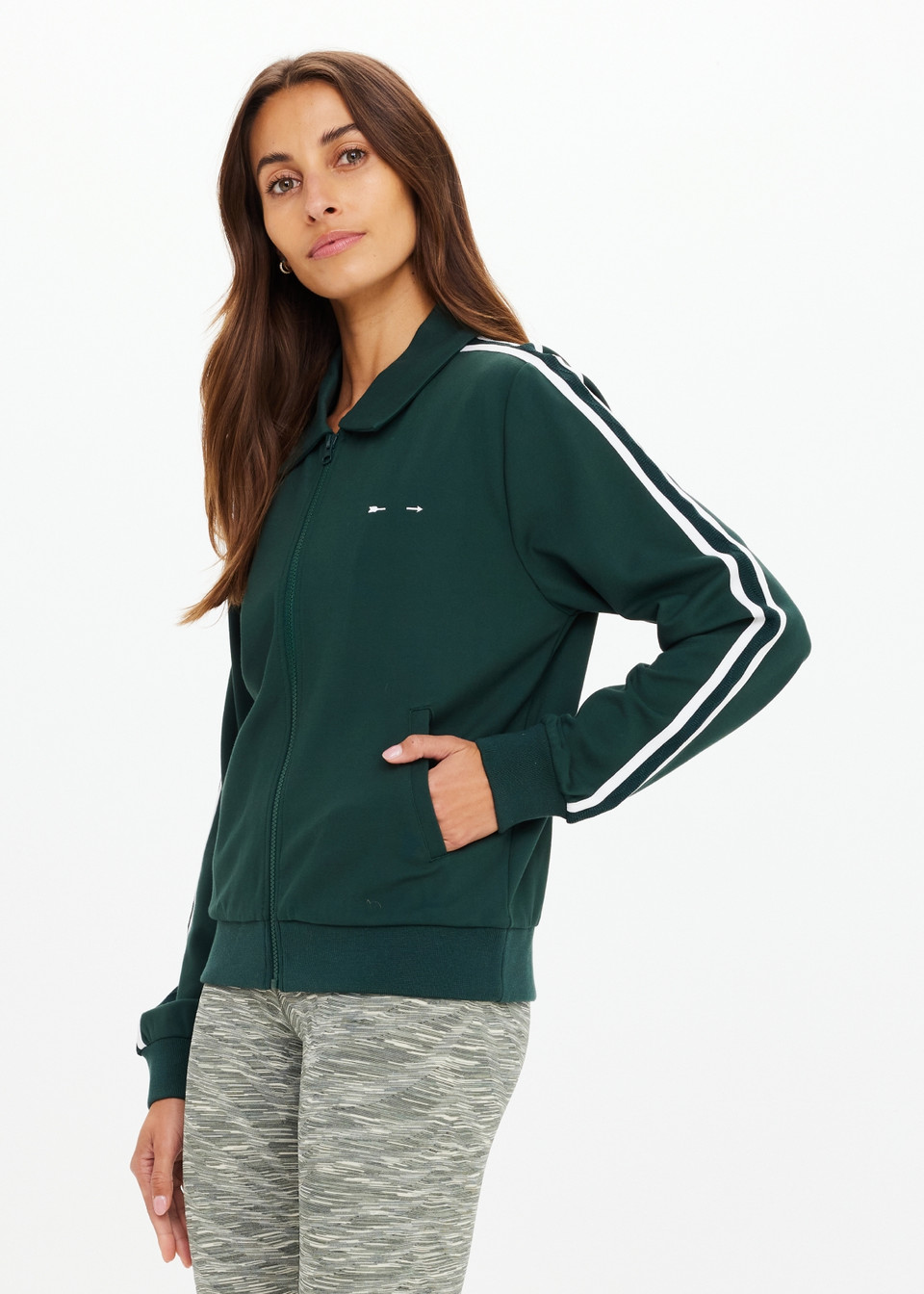 COBRA PARI ZIP JACKET in RACING GREEN | The UPSIDE