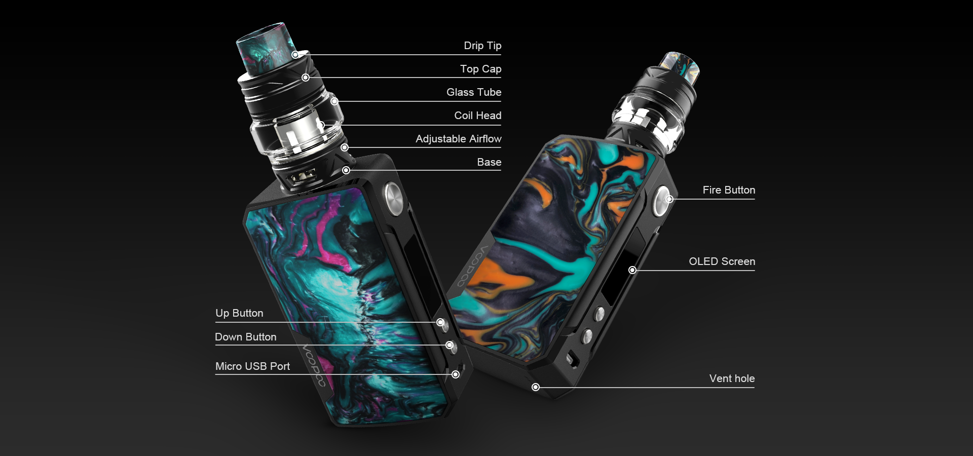 VooPoo's Showcase of Extraordinary Mods and RDAs - Violet Vapor