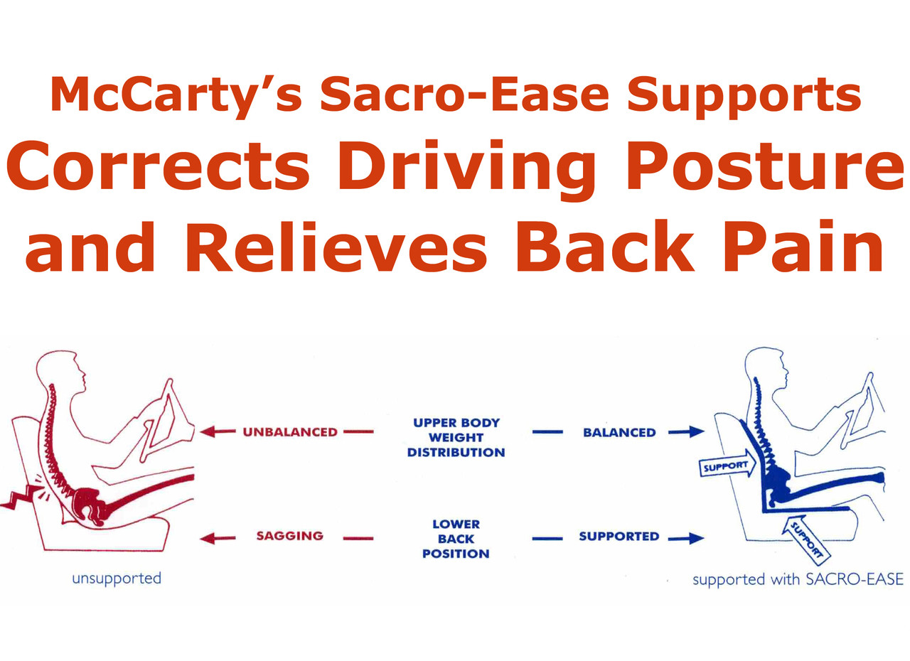 Ergo Curve Lumbar Support by McCarty’s Sacro-Ease® | Health Posture Store