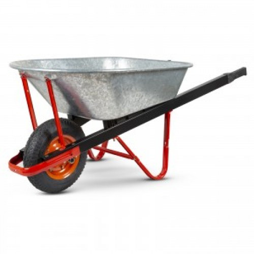 WESTMIX 100lt Pro trade Steel wheelbarrow with wide wheel WMPTS65 ...