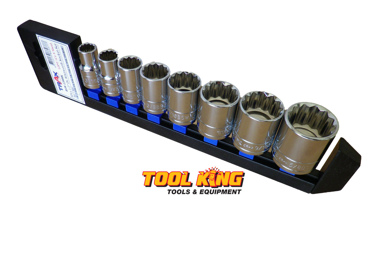 TRAX 8pc Whitworth Socket Set BSW-12008K - Robson's Tool King Store